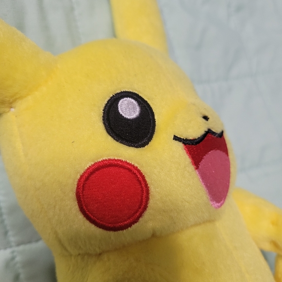 Hasbro | Toys | Pika Pika Pokmon Pikachu Plush Stuffed Animal | Poshmark